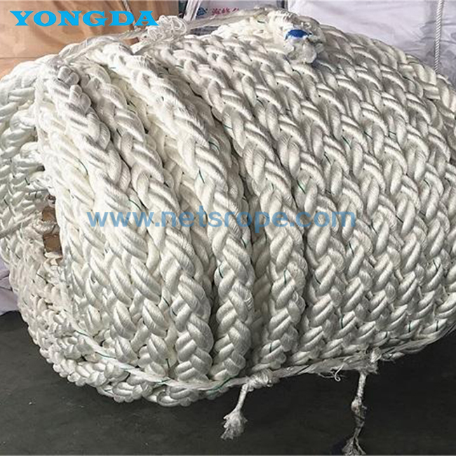 ISO10556:2009[E] 8-Strand Braided Polyester And Polyolefin Dual Fibre Rope