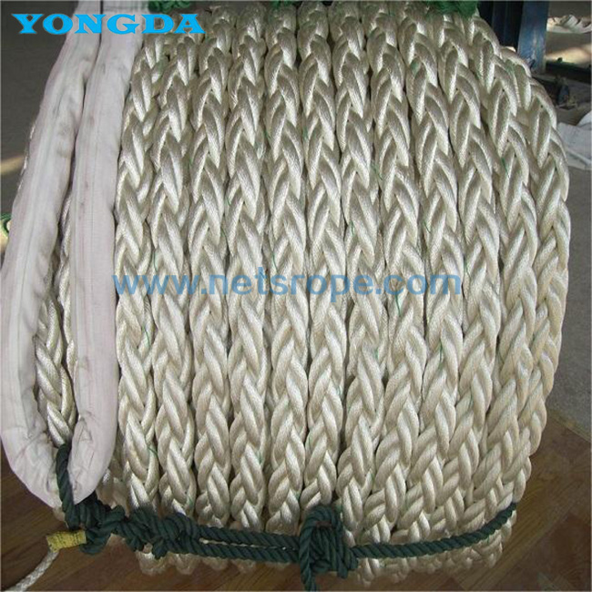 8-Strand Mixed Polypropylene And Polyethylene Mooring Ropes