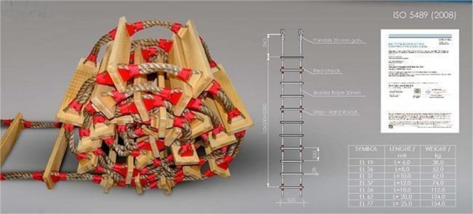 ISO 5489-2008 Ship's Embarkation Rope Ladder