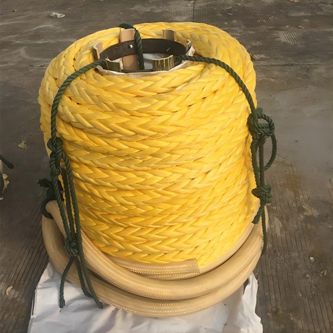 Light Weight High Strength 8 Strands UHMWPE Offshore Mooring Rope